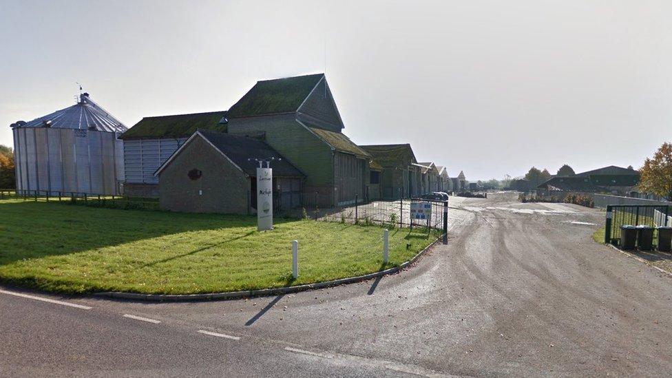 Fincham grain silo death farm fined £50k after son's death - BBC News
