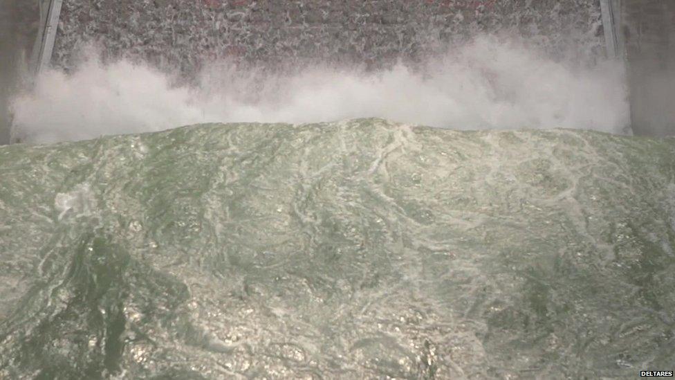 The world's biggest manmade wave - BBC News