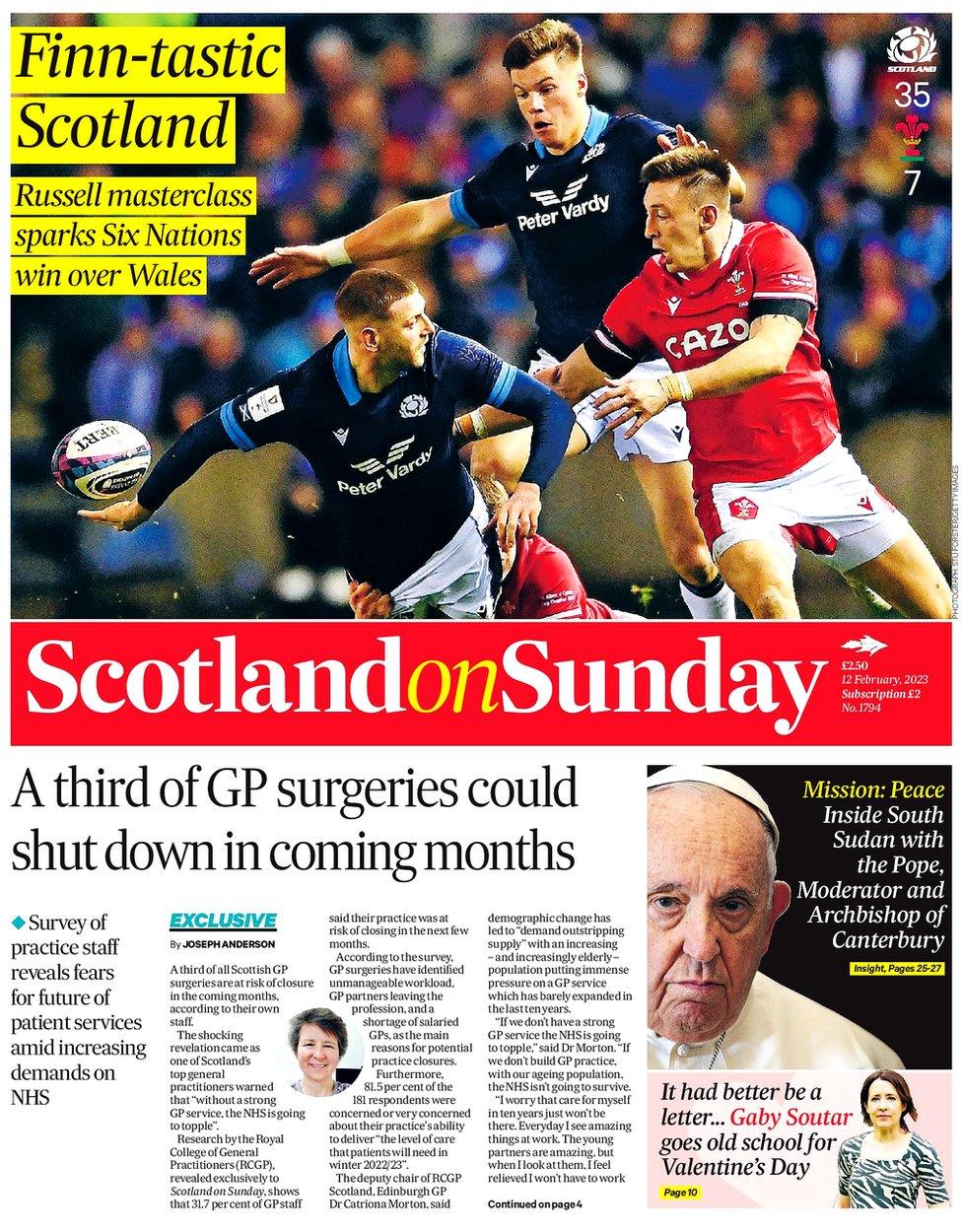 Scotland's papers: 'My son the trans rapist' and GP closure warning ...