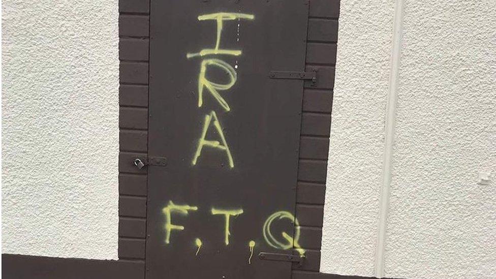 Rasharkin Orange Hall targeted by vandals - BBC News