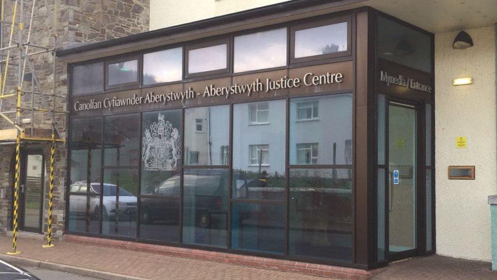 Man 'tried to save friend' after Aberystwyth speedboat fall - BBC News