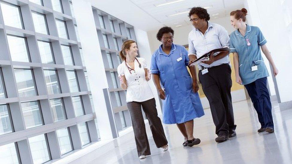 Fifty thousand NHS staff earn 'at least £100,000' - BBC News