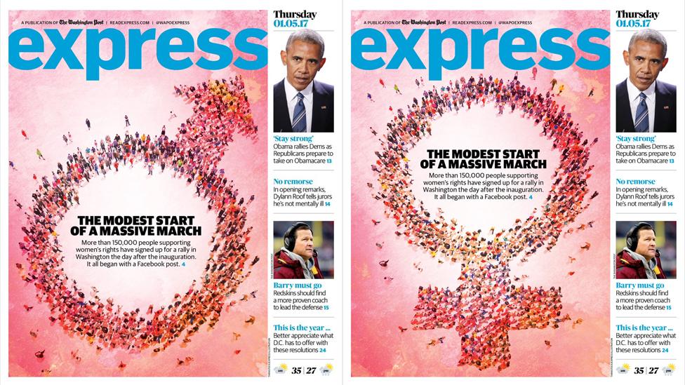 Washington Post Express 'embarrassment' over gender symbol mix-up - BBC ...