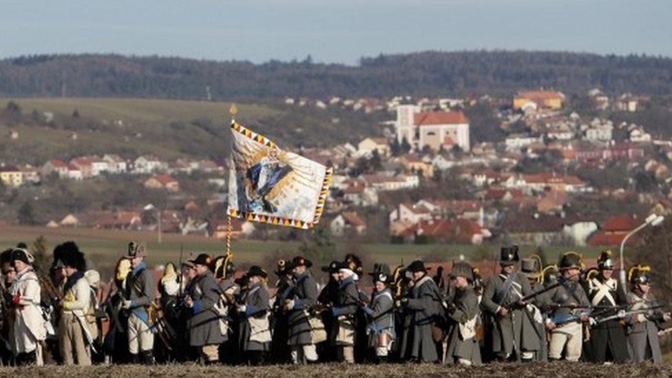 In pictures: Battle of Austerlitz re-enacted - BBC News