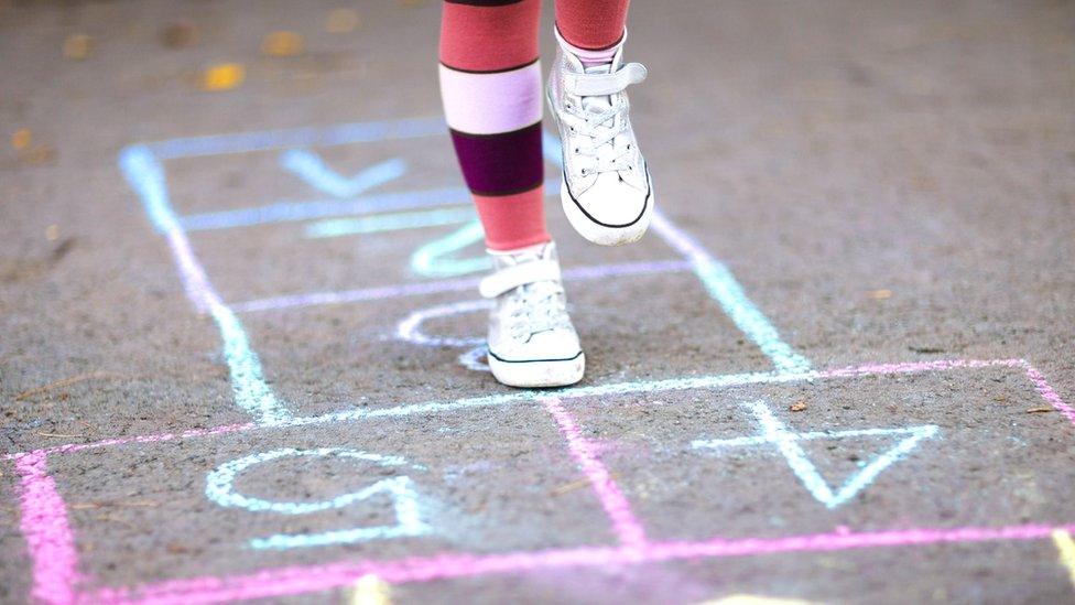 Hopscotch chalk ban overturned after outcry from parents - BBC News