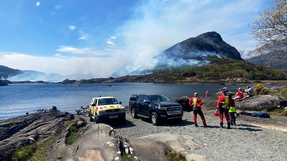 Killarney National Park: Major fire damages beauty spot - BBC News