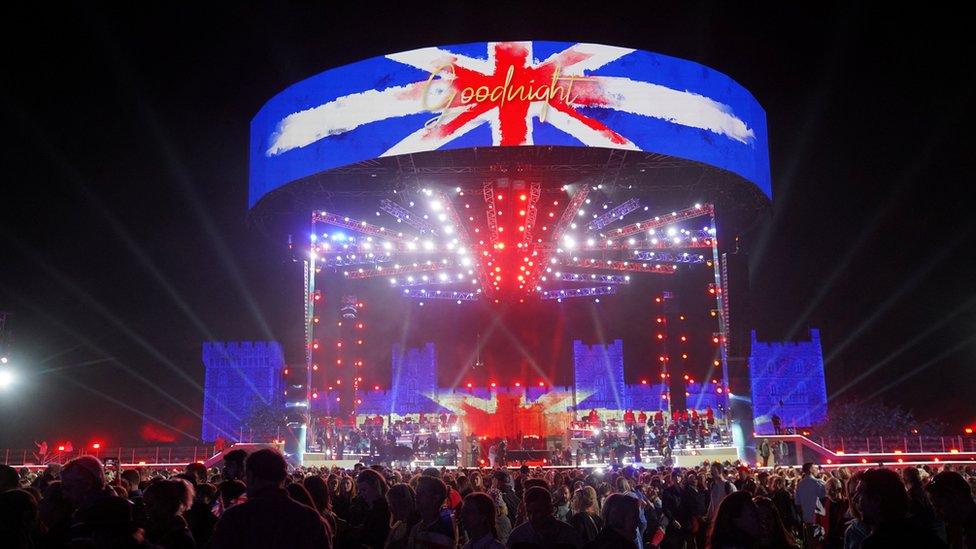 King Charles's coronation: Sunday night's concert in pictures - BBC ...