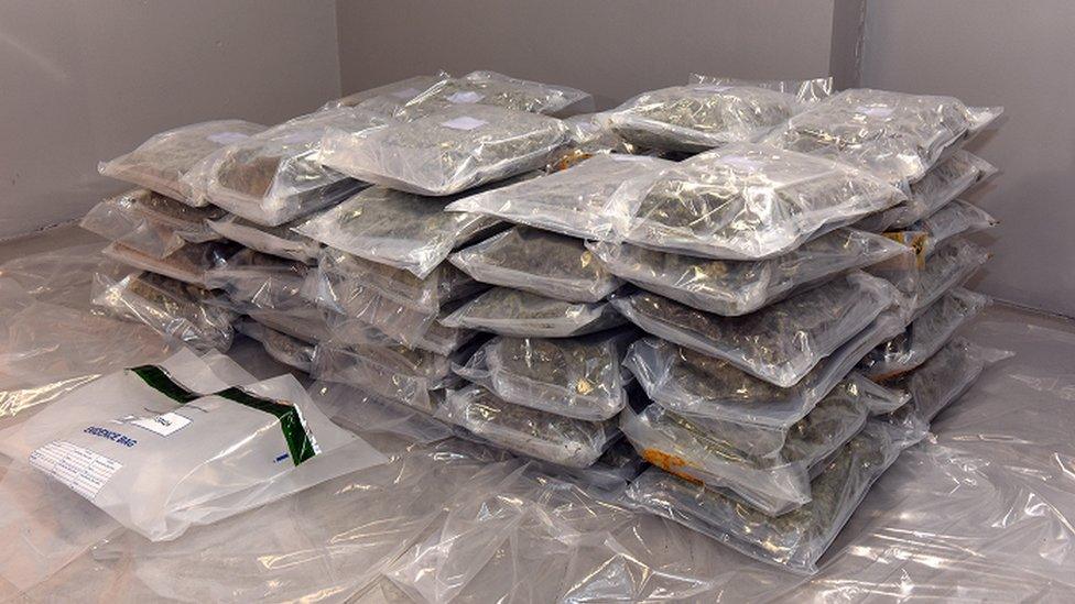 Three men jailed after £1m cross-border drugs seizure - BBC News