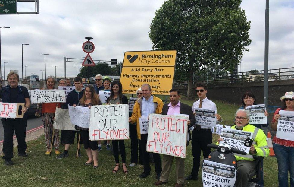 Perry Barr fly-over work to cause a year of disruption - BBC News