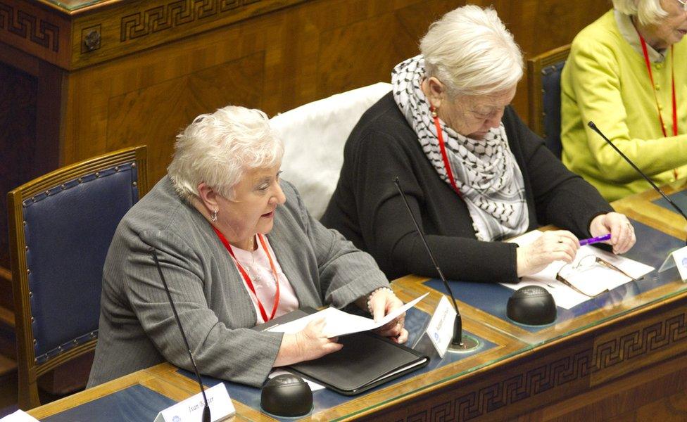 NI Assembly election: 'Hands off our bus passes!' - BBC News