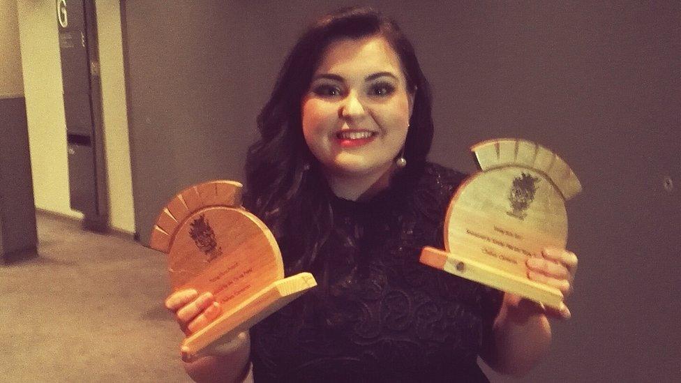 Open letter teenager Chelsea Cameron wins Young Scot award - BBC News