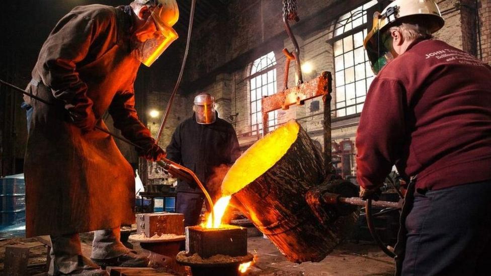 Major revamp of historic Loughborough bell foundry completed - BBC News