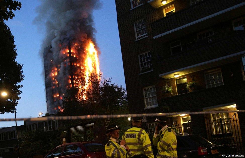 'Amazing' emergency services work through night at Grenfell Tower fire ...