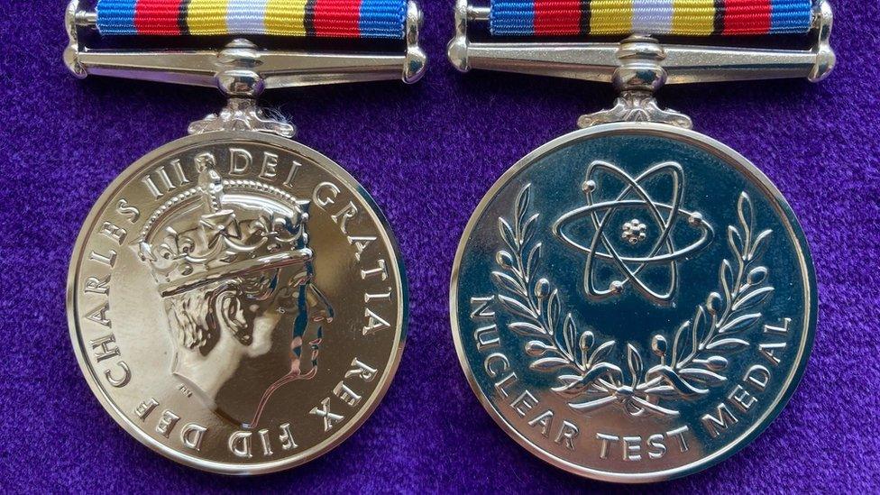 Guernsey men awarded Nuclear Test Medal for Pacific service - BBC News