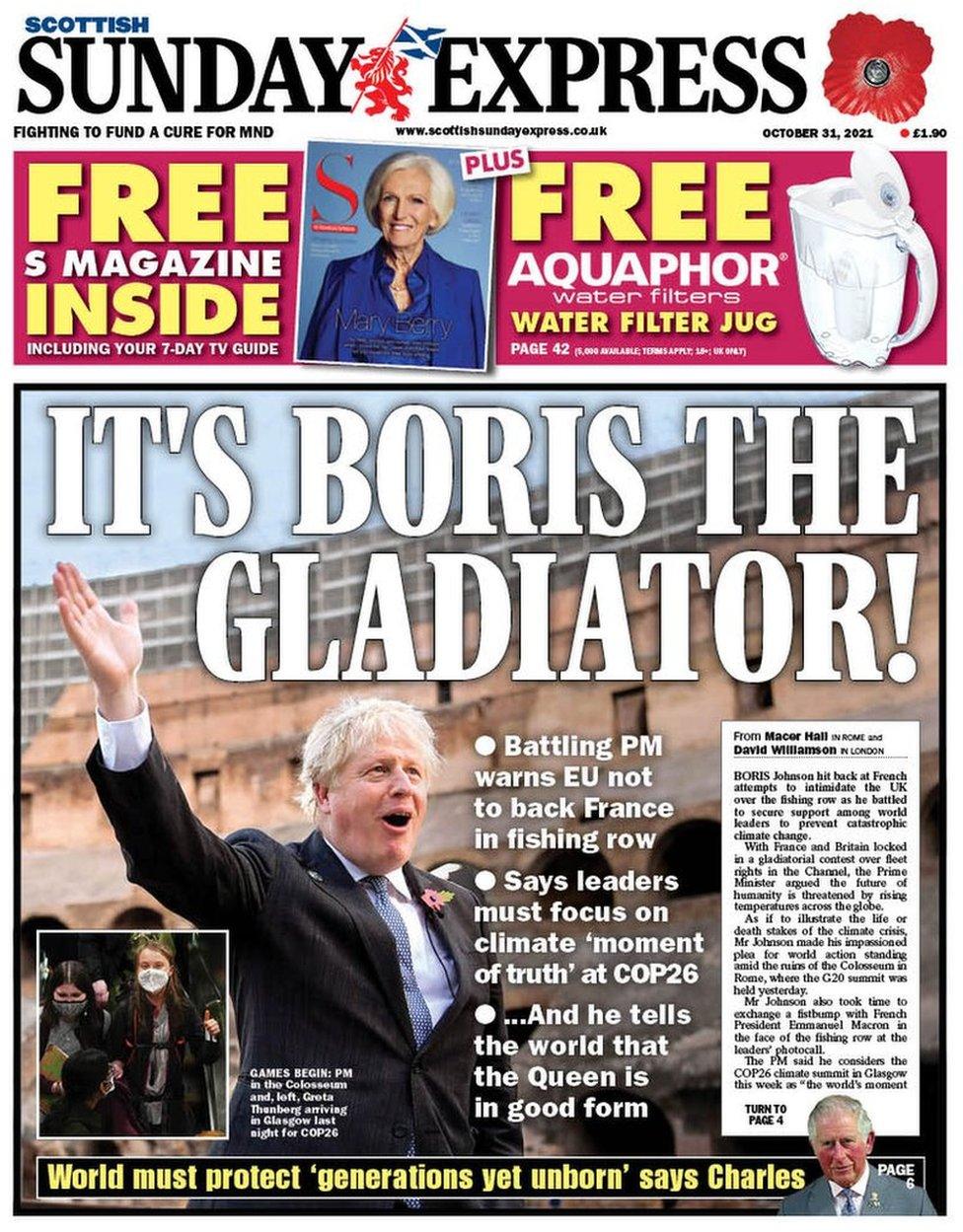 Scotland's papers: World looks to Scotland at COP26 and Greta 'mania ...