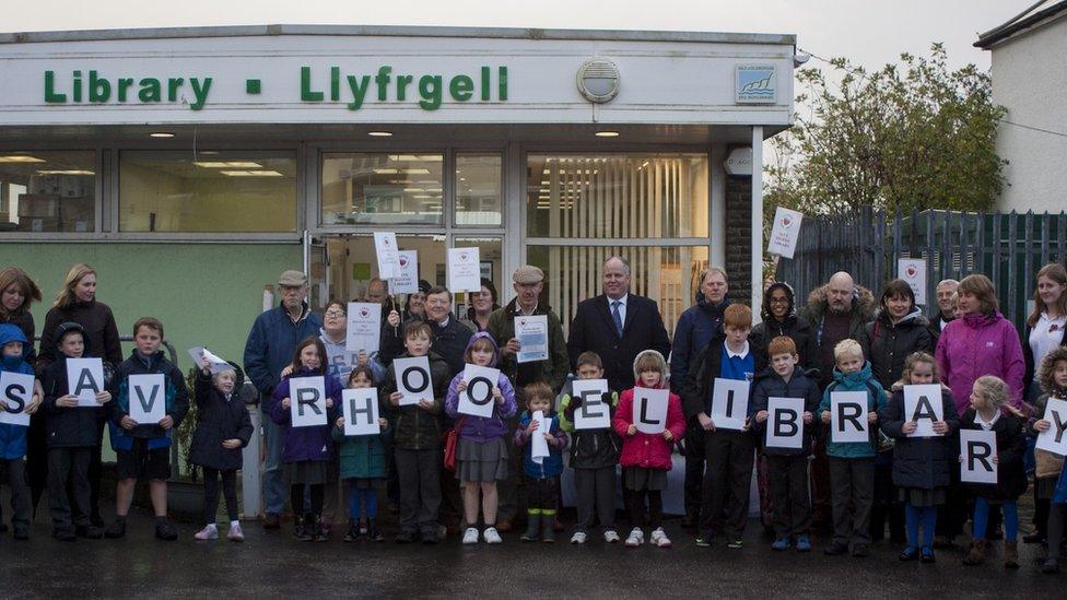 Rhoose villagers' High Court bid to save library - BBC News