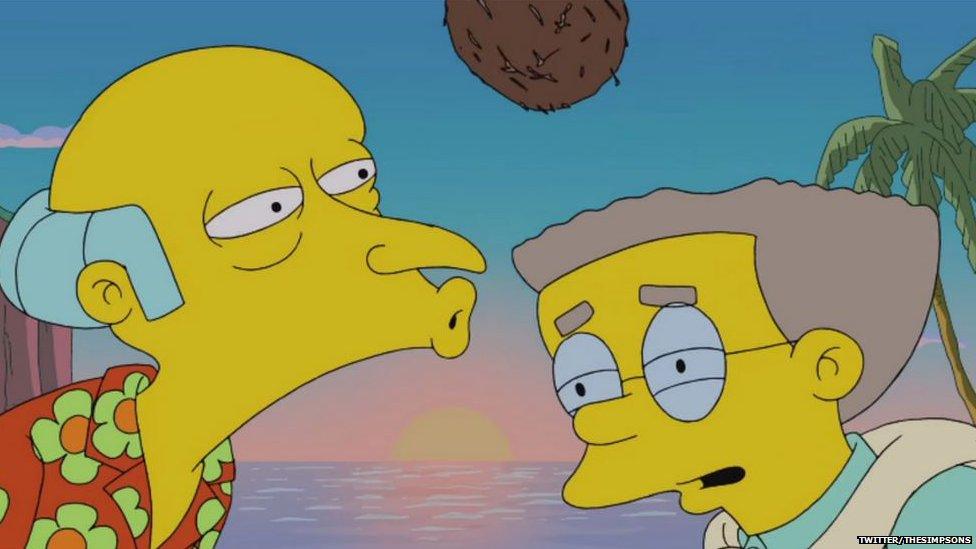 The Simpsons: Smithers to 'come out as gay' - BBC News