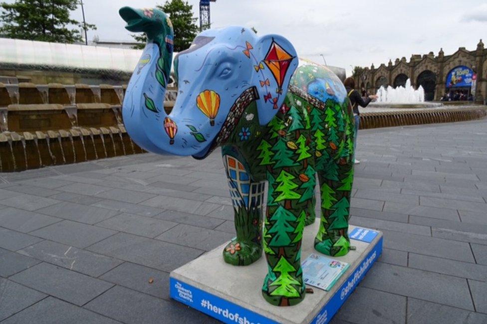 Sheffield Children's Hospital raises £400k from elephant sculpture ...