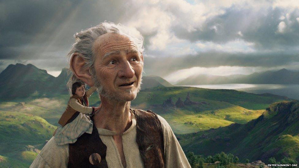 How Mark Rylance (who's 5'8") became the 24 foot BFG from Roald Dahl's ...
