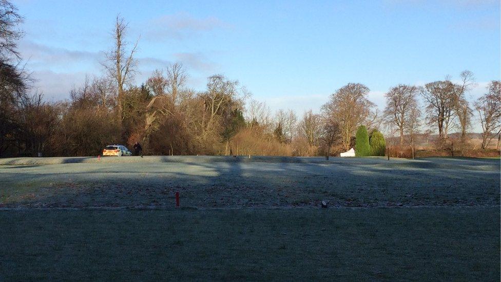 Gogar House search ends after human remains discovery - BBC News