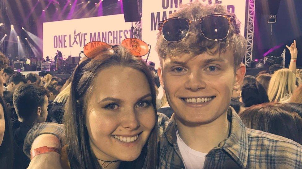 Manchester Arena attack: Siblings return six months on - BBC News