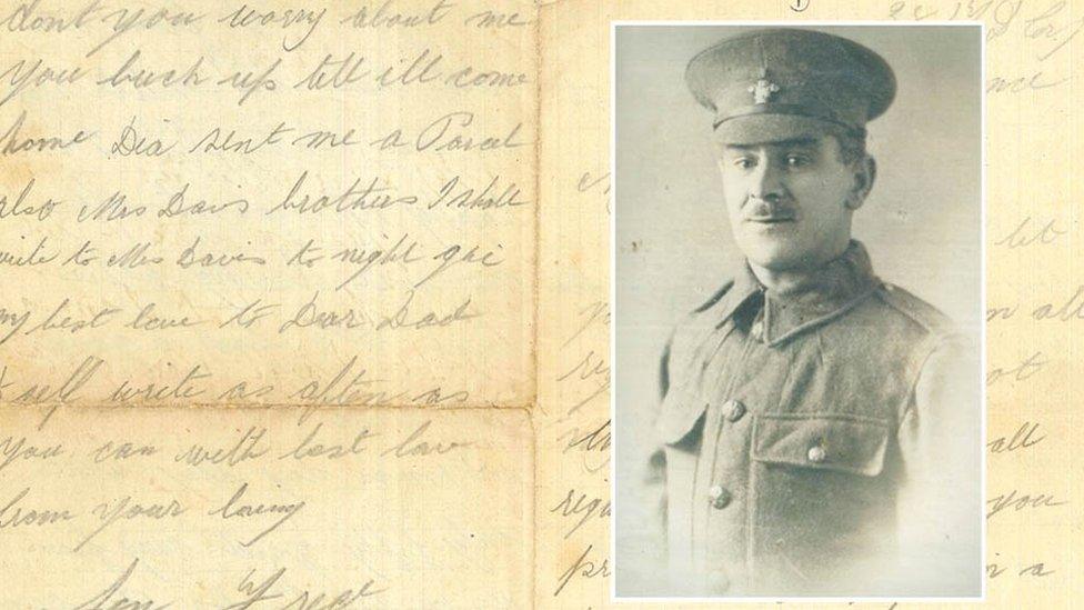 Soldier's WW1 letter recalls 1914 Christmas Day truce - BBC News