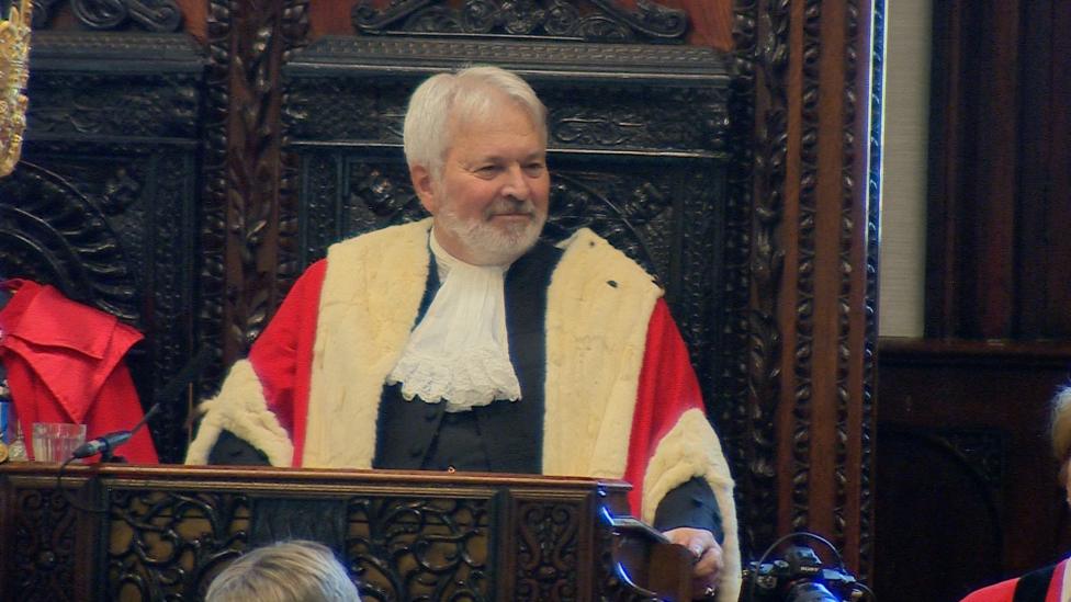 Jersey's Bailiff Sir Timothy Le Cocq to retire in 2025 - BBC News