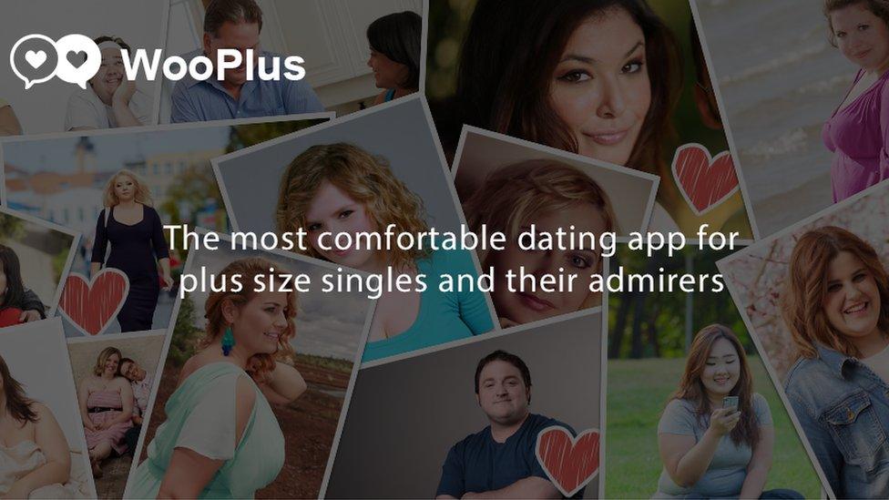New dating app 'WooPlus' aims to be Tinder for plus-size people - BBC News