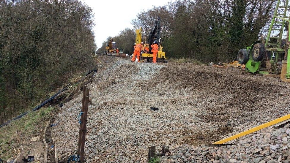 Farnham and Alton railway line to reopen after landslip - BBC News