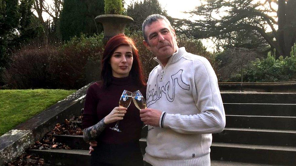 Ferry port worker from Greenock wins £4.3m in lottery - BBC News