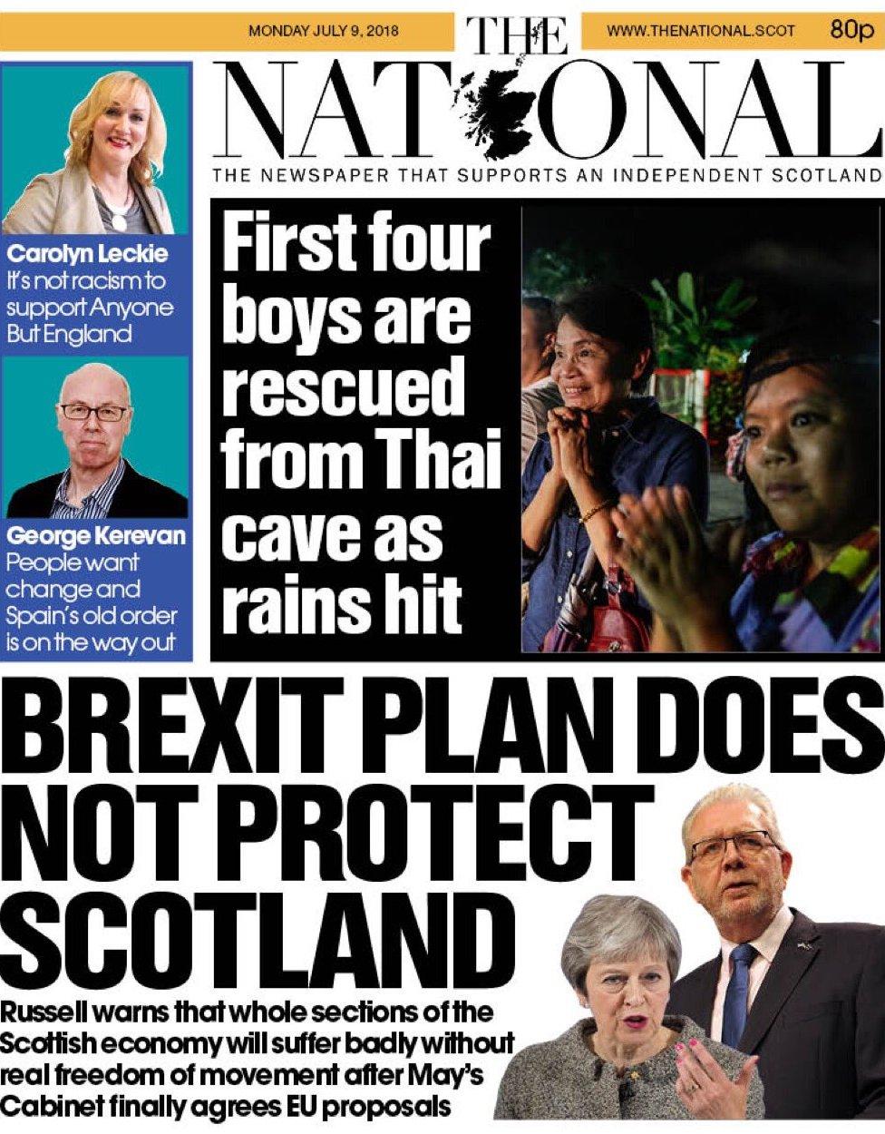 The papers: UK Brexit secretary quits - BBC News