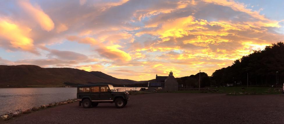 In pictures: Spectacular sunrise over Scotland - BBC News