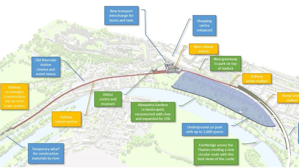 Windsor Link Railway 'master plan' released - BBC News