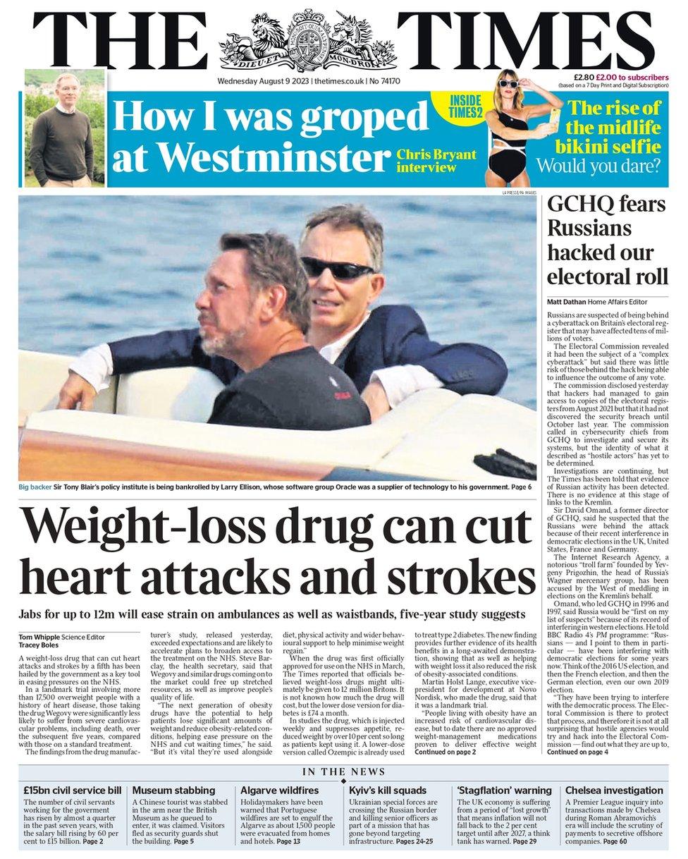 'Double data breach' and 'jabs could beat obesity' - BBC News