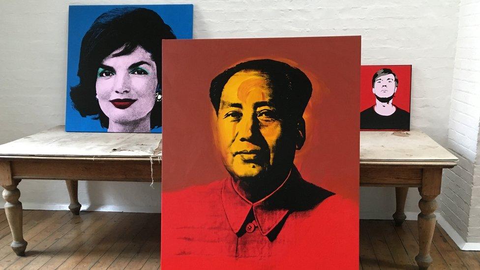 The artist making 'new' Warhol paintings, 30 years after his death ...