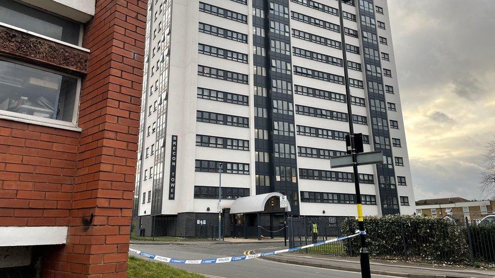 Flooded Birmingham tower block residents wait to return home - BBC News