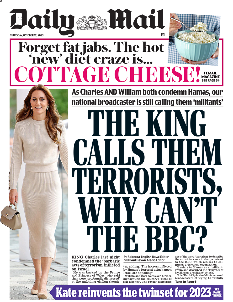 'Royals condemn Hamas' and 'prisons are full' - BBC News