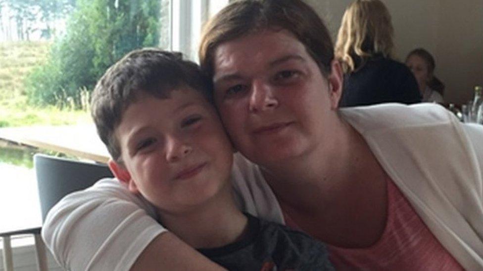Mum and son Elen and Lewis Jones missing from Menai Bridge - BBC News