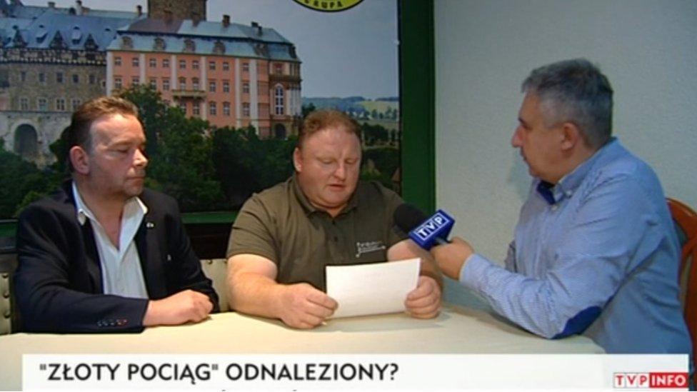 Nazi 'gold' train: Men go on TV to claim Poland find - BBC News