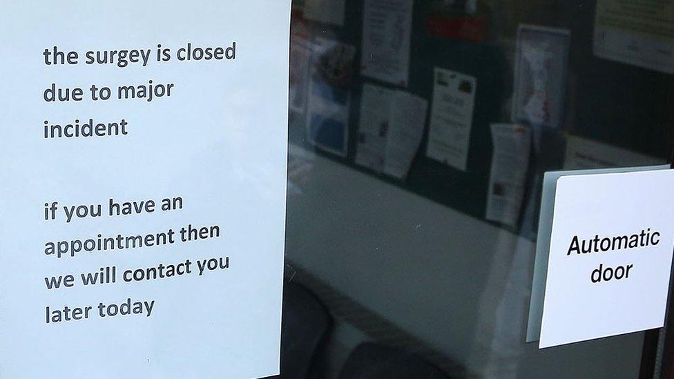 Bletchley GP surgery attack: Five people injured - BBC News
