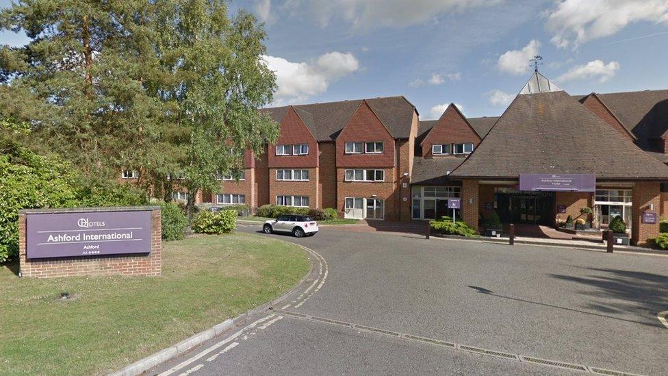 Ashford International Hotel evacuated after pool gas leak - BBC News