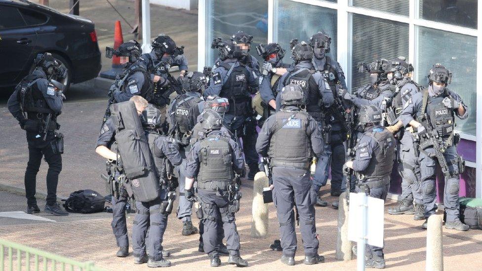 Man admits Crawley College armed incident which caused panic - BBC News