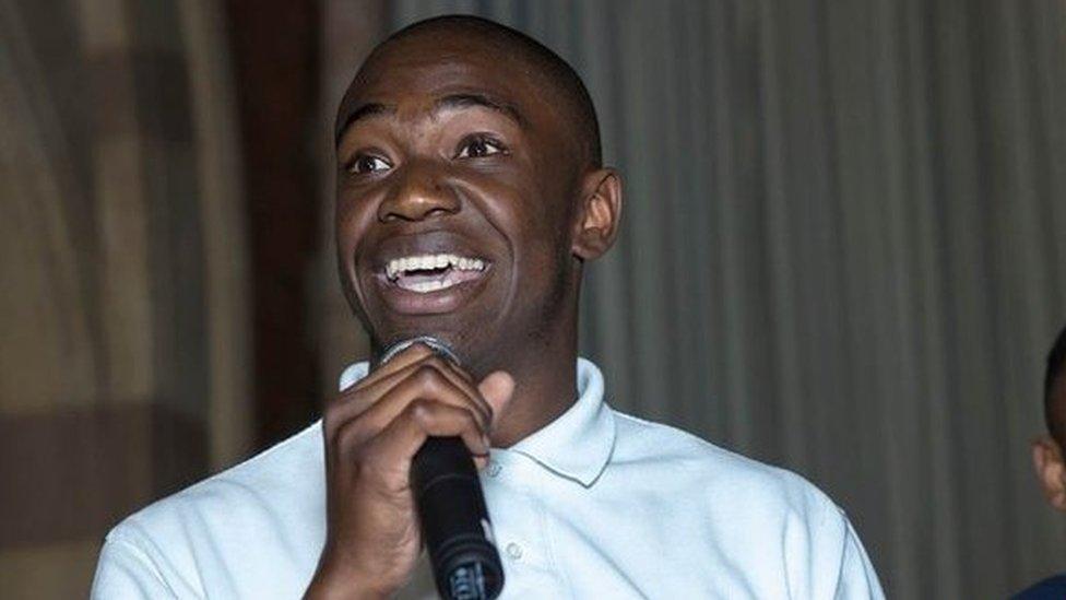 Antoin Akpom: Memorial held for murdered football coach - BBC News