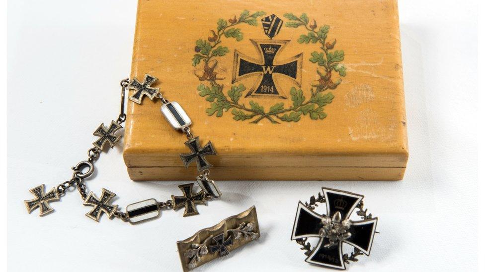 Rare First World War objects go on display in Croydon - BBC News