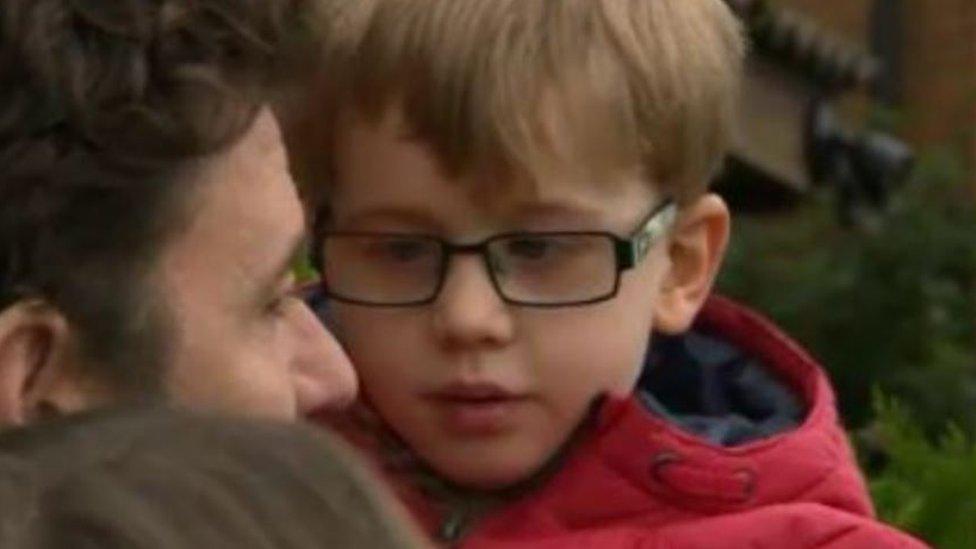 Funeral held for Weymouth tumour surgery boy - BBC News
