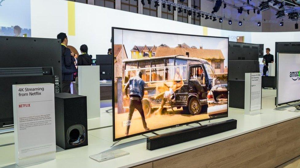 Wider still and wider - our love of the giant TV screen - BBC News