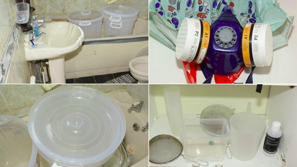 Police search for Rotherham bathroom 'crystal meth lab' trio - BBC News