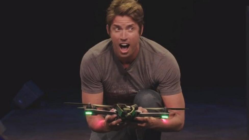 DJI's Mavic Pro fold-up drone detects obstacles - BBC News