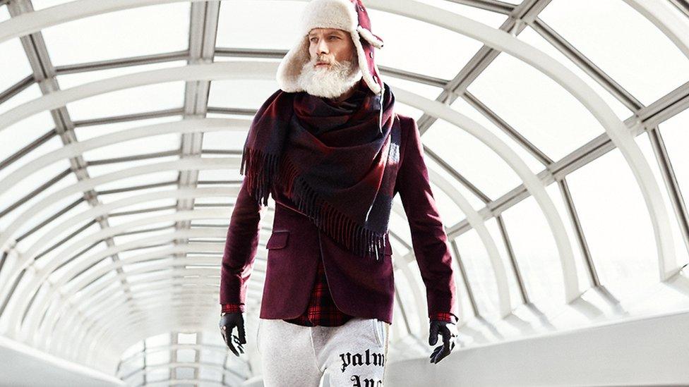 Canada's 'Fashion Santa' brings dapper cheer and charity - BBC News