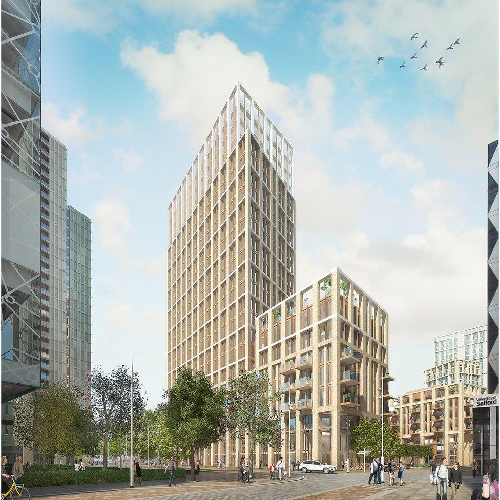 MediaCityUK set to 'double in size' with £1bn expansion - BBC News